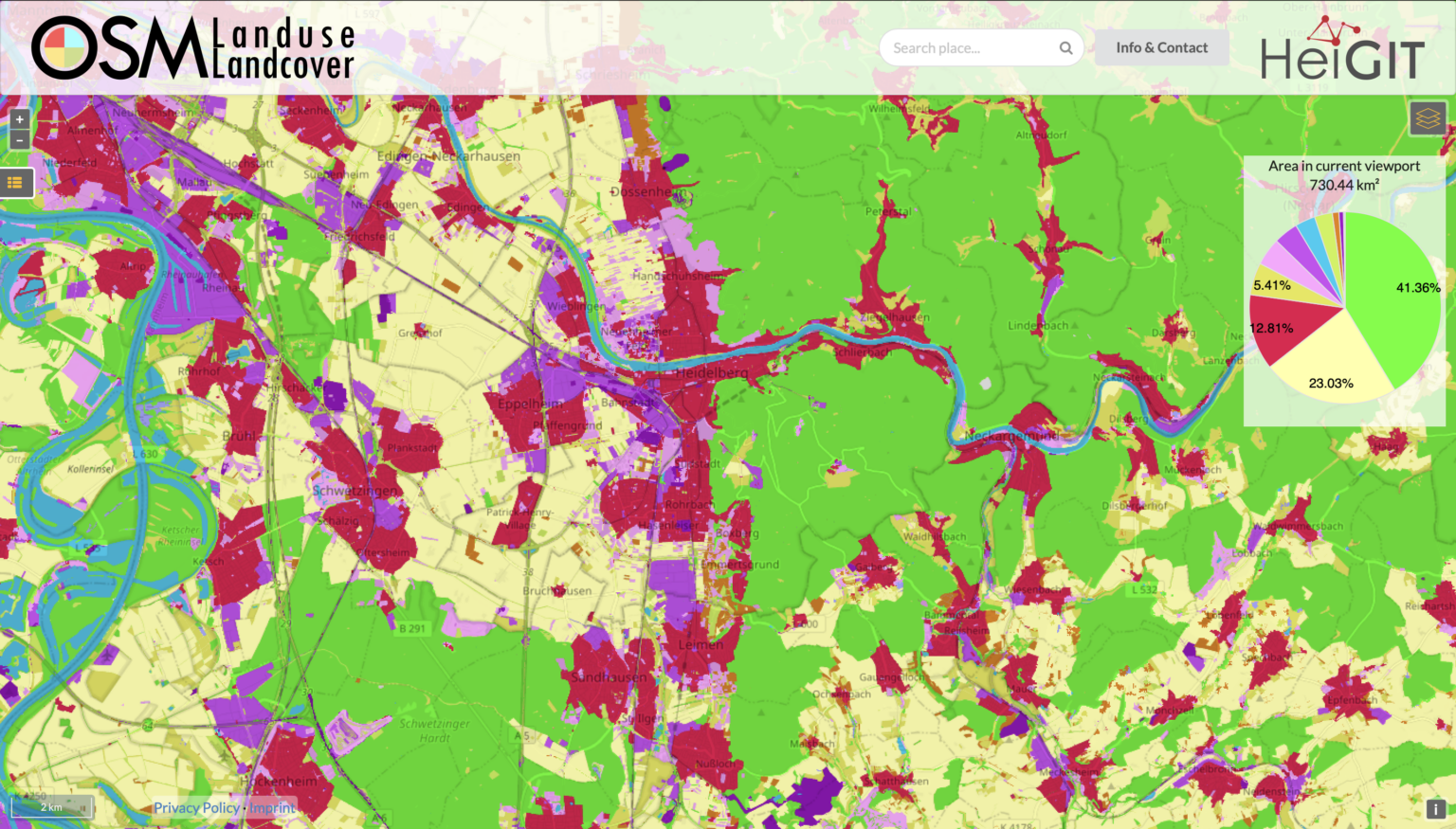 Functionality Update for OSM Landuse Landcover – HeiGIT