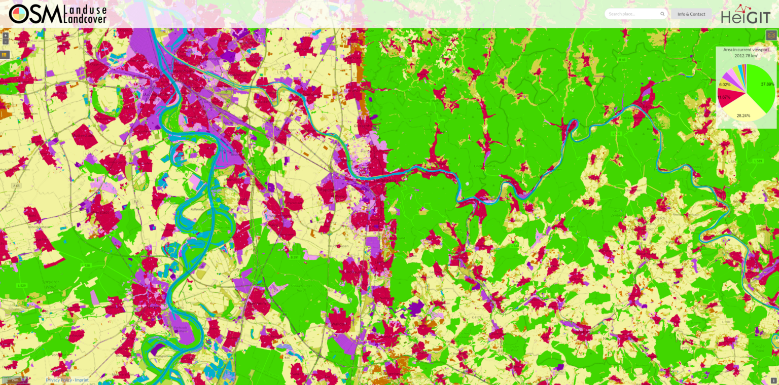 OSM Landuse Data is available in HeiData – HeiGIT