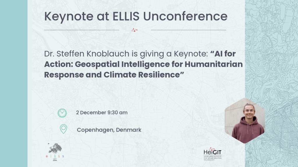 Keynote at ELLIS UnConference – HeiGIT