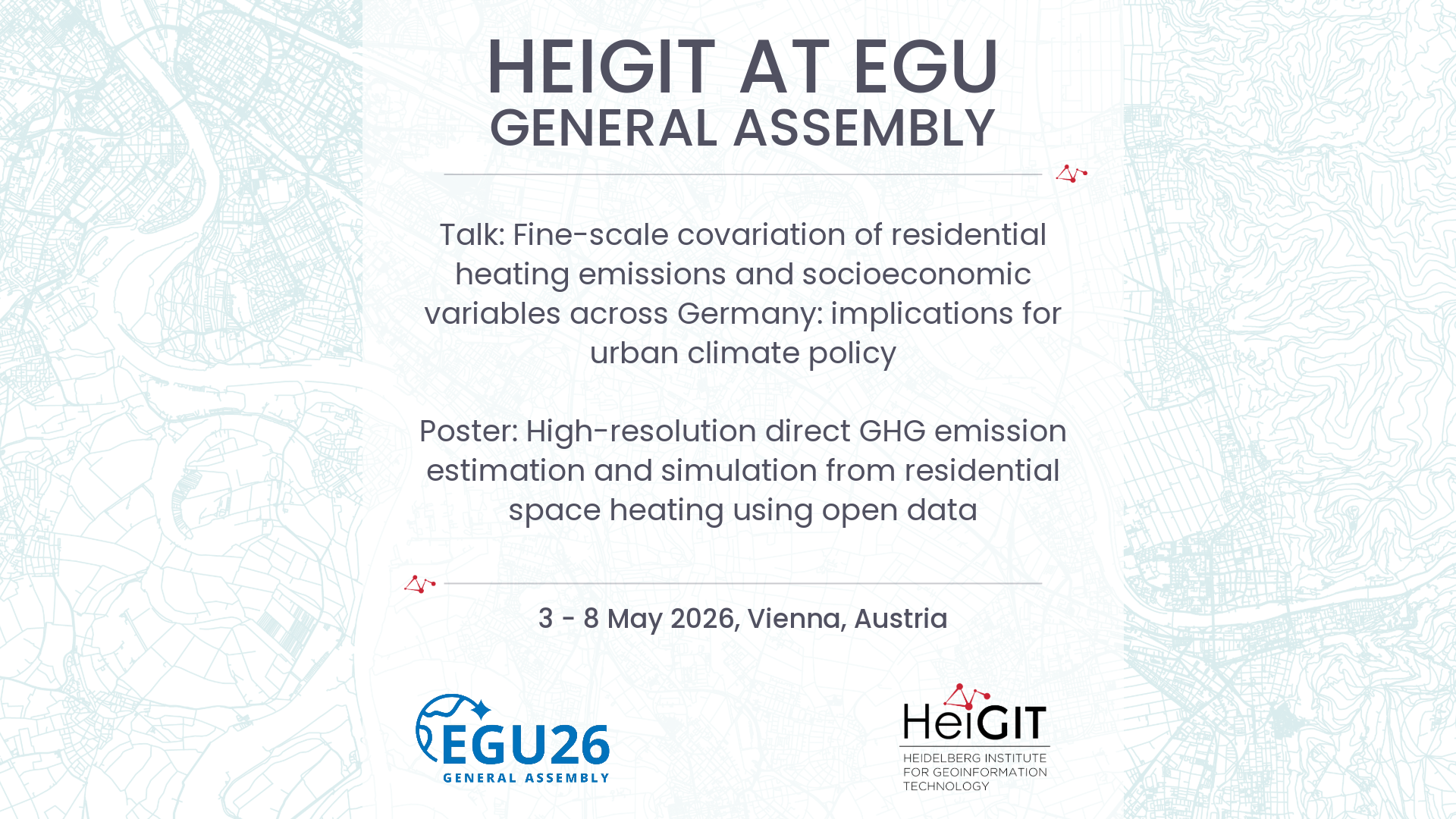 HeiGIT at the EGU 2026 General Assembly – HeiGIT